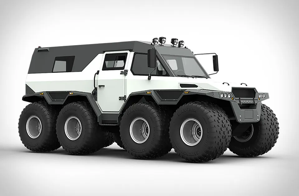 Deze Russische 8x8 is als een Land Rover op steroīden