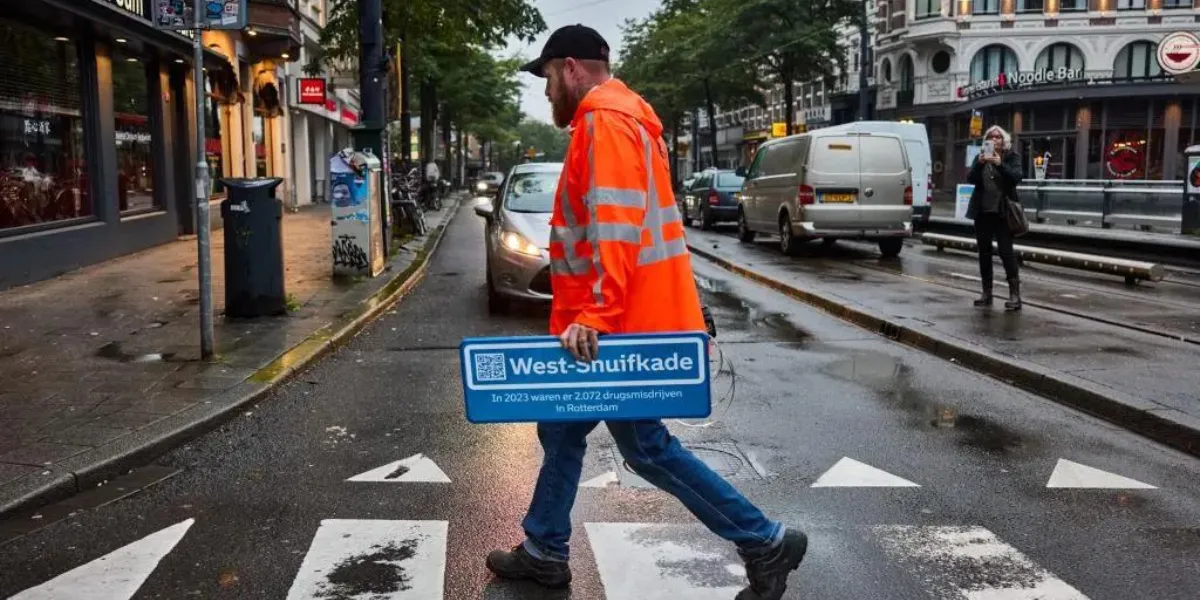 Rotterdamse straatnaamborden krijgen drugsnamen met onder andere ...