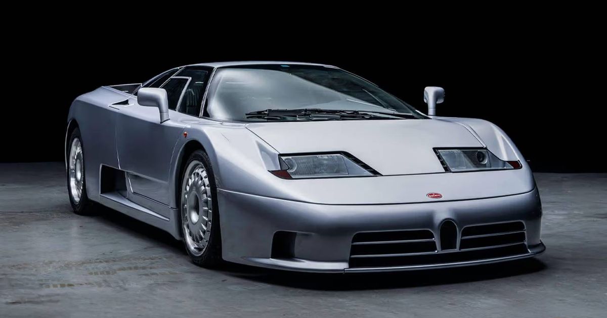 Deze zeldzame Bugatti EB110 GT gaat onder de hamer voor 1,45 miljoen euro