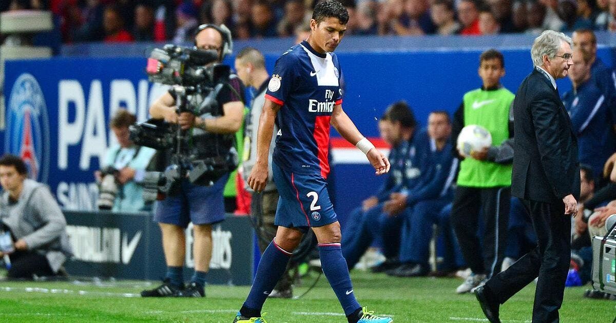 Thiago Silva out au PSG, Blanc se pose des questions