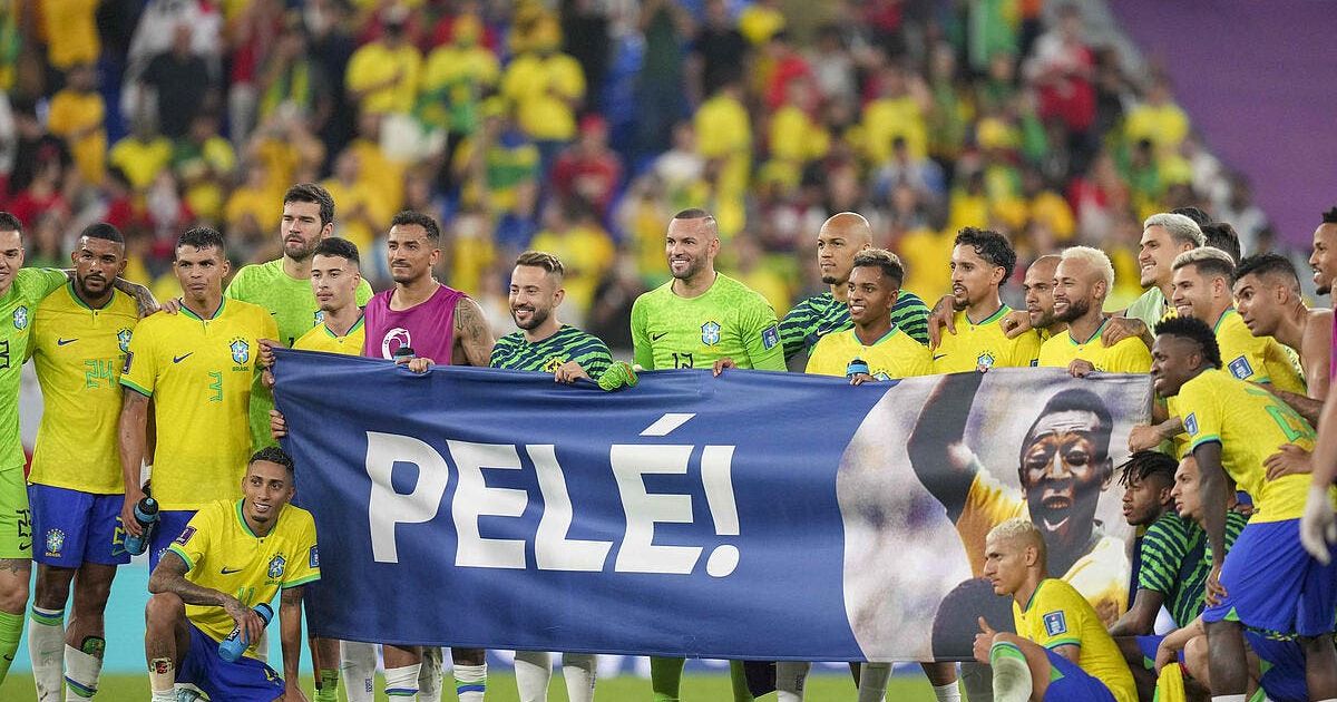 CdM : La Seleçao affiche une banderole pour Pelé