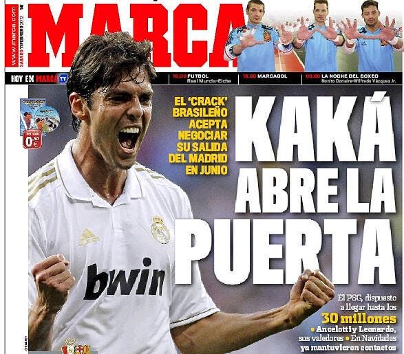 Kaka ouvre la porte au PSG