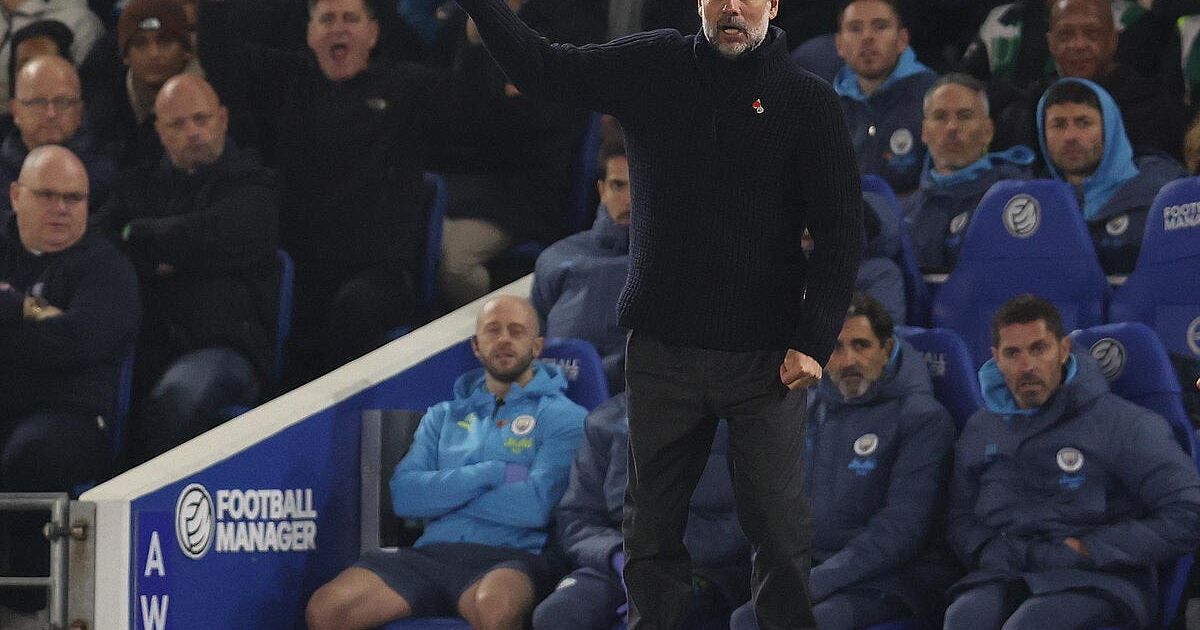 Pep Guardiola à Manchester City, même en D5