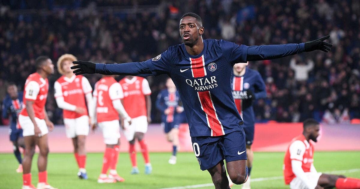 PSG : Dembélé réalise un quadruplé historique contre Reims