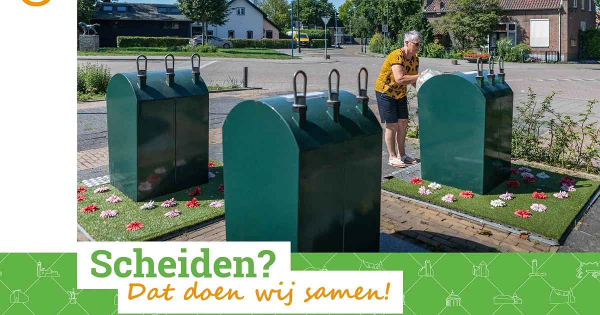 Plaatsing ondergrondse containers voor PMD-afval