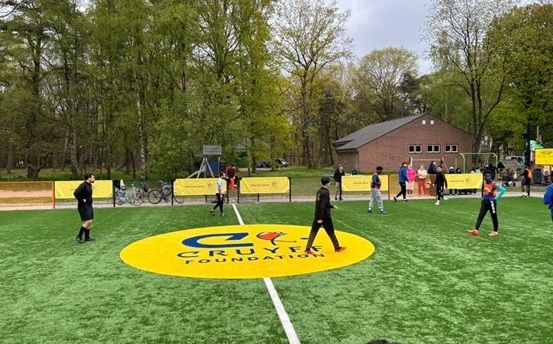 Gilze 1e AZC met eigen Cruyff Court
