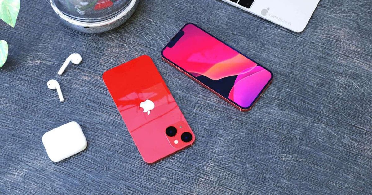 High definition iPhone 13 mini CAD renders expose its camera design
