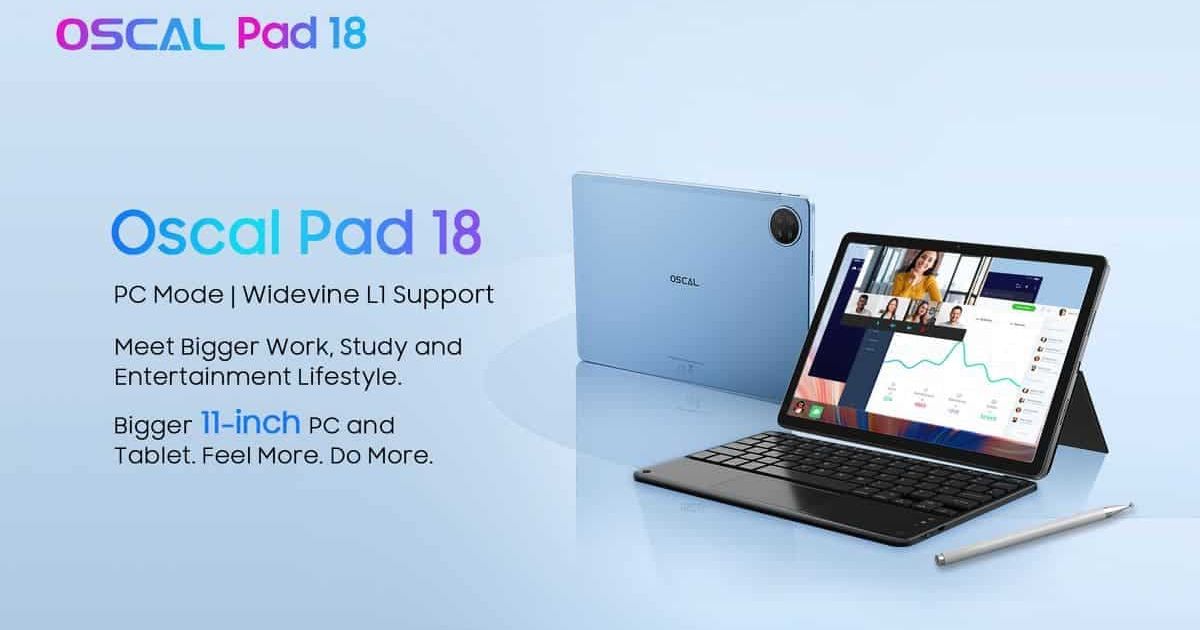 New 11-inch 2-in-1 Tablet Oscal Pad 18 Is Gearing Up to Launch