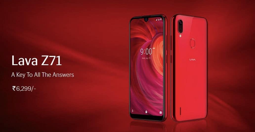 Lava Z71 launched in India with Helio P22 and 3,200mAh battery