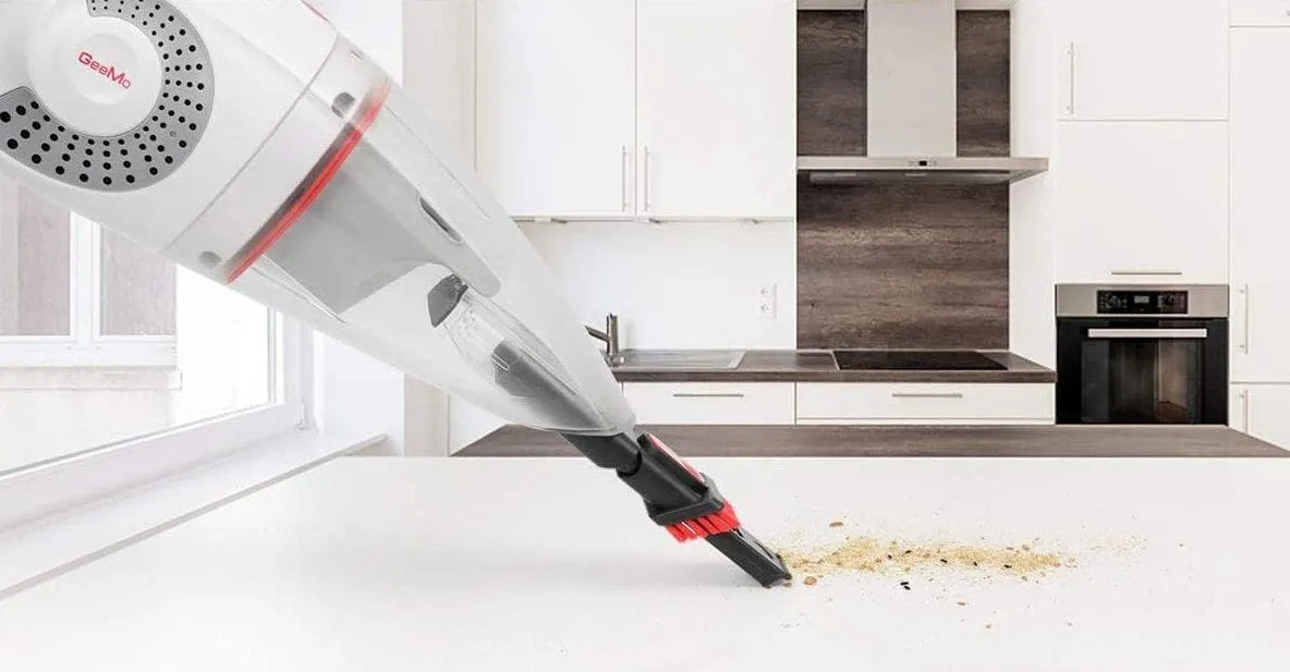 GeeMo handheld cordless vacuum cleaner discounted on Amazon
