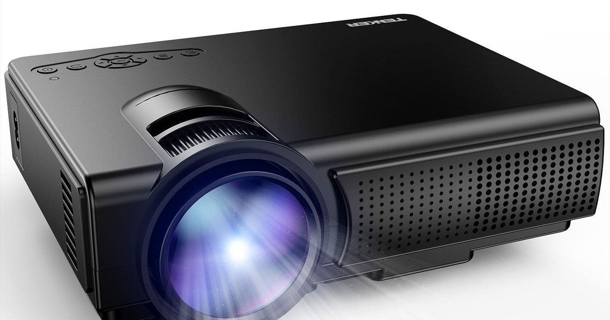 Tenker Q5 LED Mini projector available on Amazon