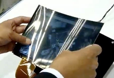 Bend to zoom tablet