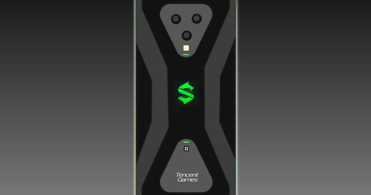 Black Shark 3 triple cameras revealed in a new drawing and live photo