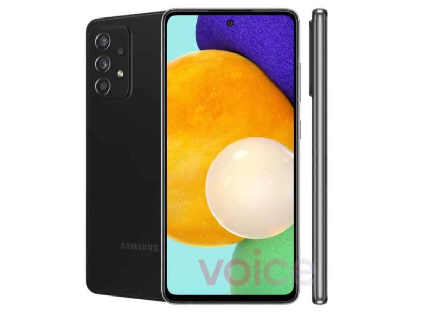 Galaxy A52 5G new 360 degree render reveals full design and 4 color options