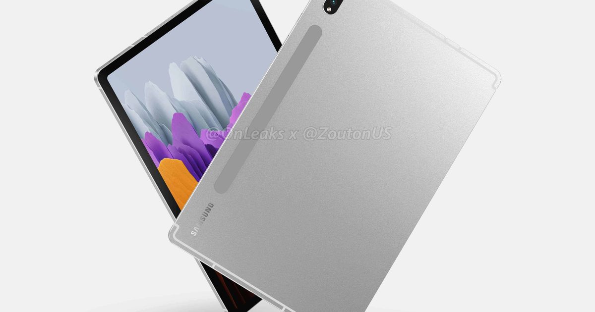 Samsung Galaxy Tab S8 Android Tablet Renders Appeared On The Net