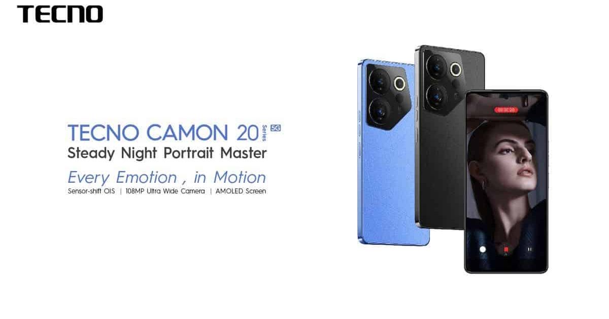 TECNO Launches CAMON 20 Series with Advanced Sensor-Shift OIS Anti ...
