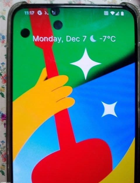 Google Pixel 5 Pro real image with an under-display camera and ...