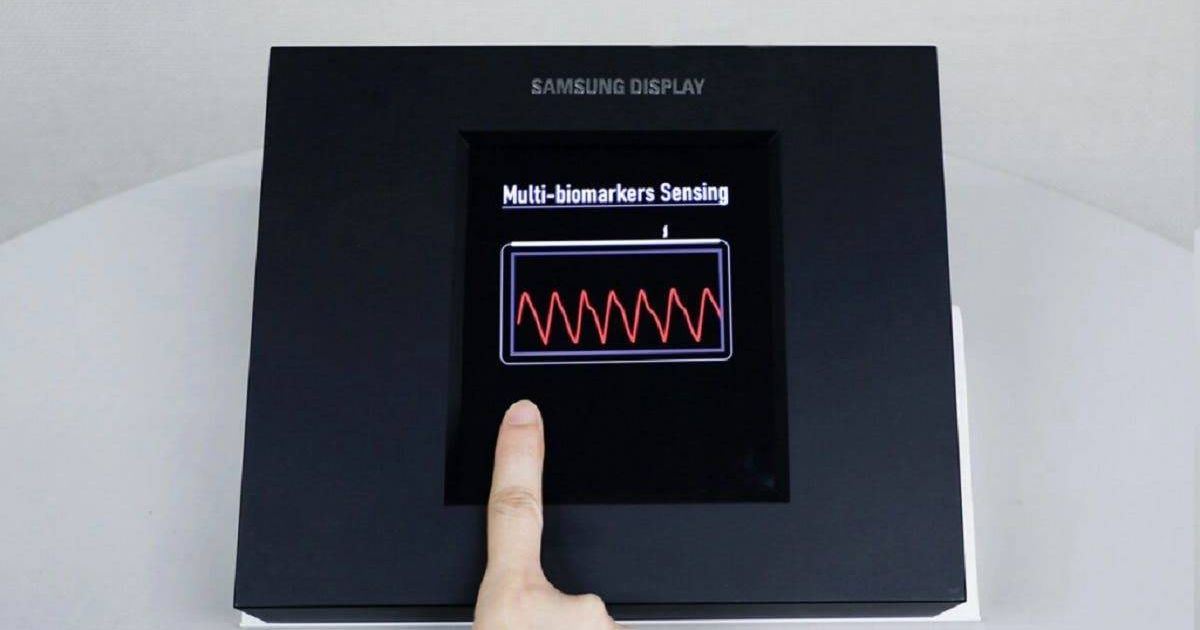 Samsung's new OLED can measure heart rate and blood pressure