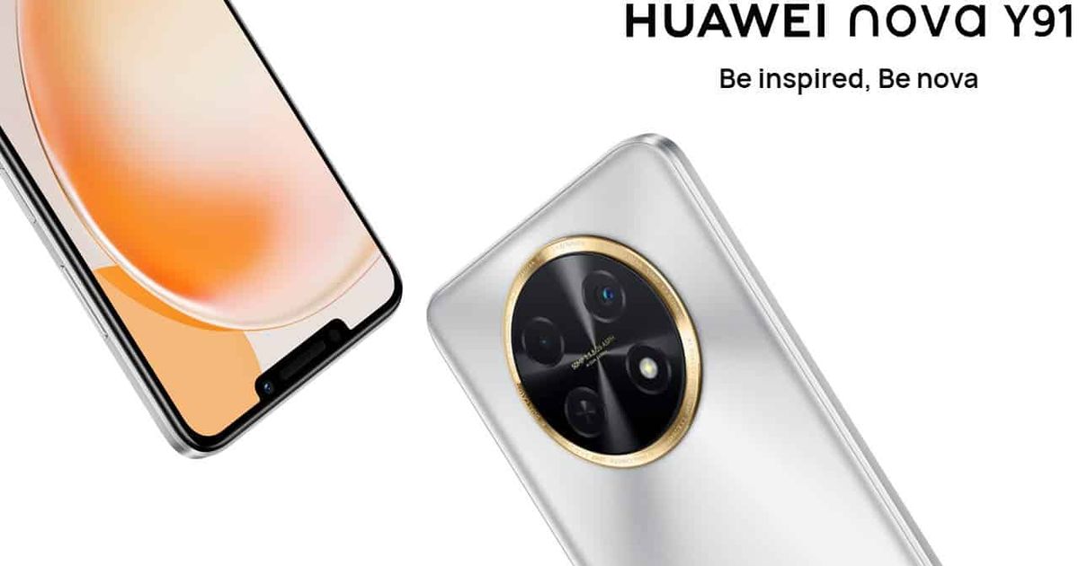 Huawei Nova Y91 Announced With an iPhone-Like Display Design