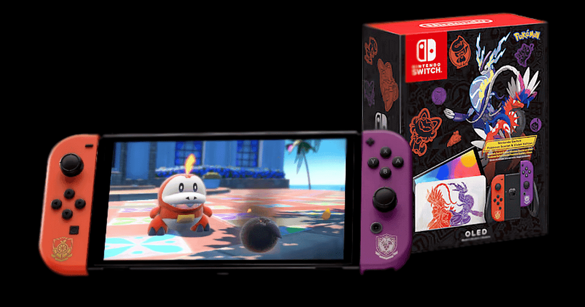 Nintendo Switch OLED gets a Pokemon Scarlet & Violet edition