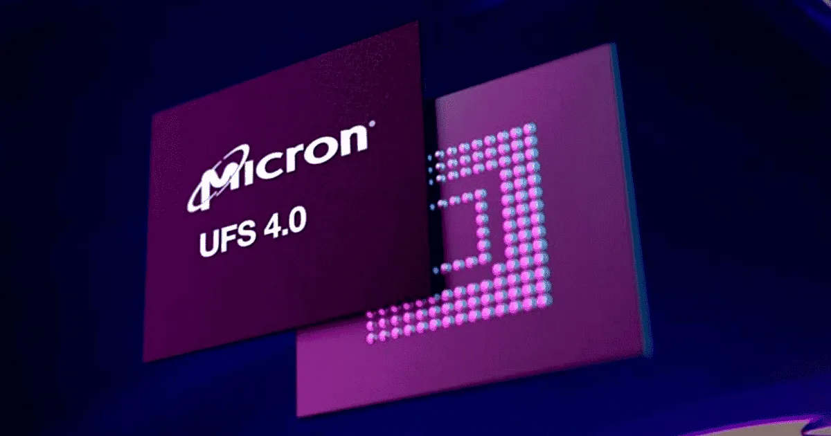 Micron reveals smaller UFS 4.0 chipset for mobile devices