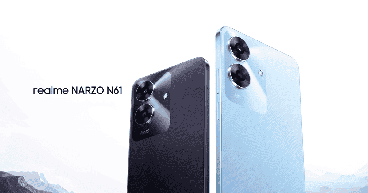Realme Narzo N61 Announced With Aluminum Body and 5000mAh Battery