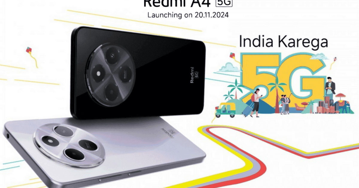 Redmi A4 5G Launches on November 20