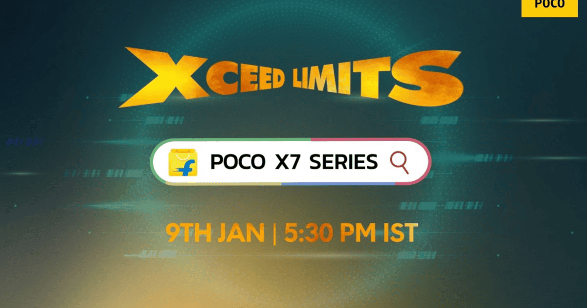 POCO X7 Launch Date Confirmed For January 9