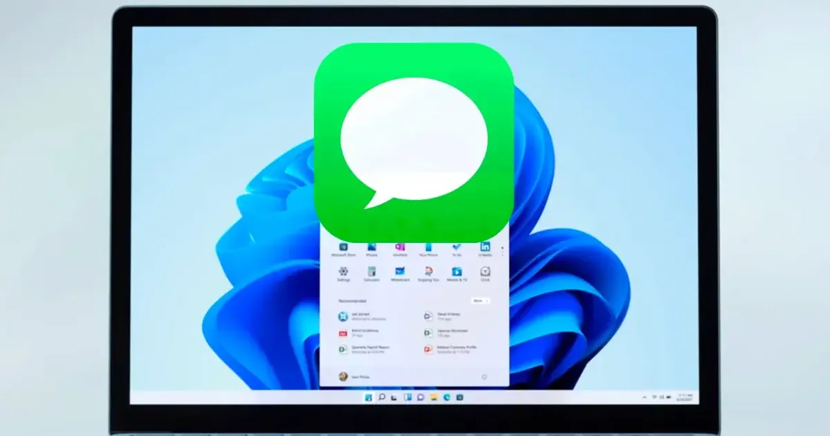 How to Send iMessages from your Windows PC - Gizchina.com