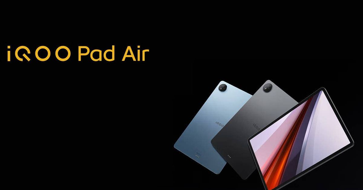 iQOO Pad Air Launches as an Affordable Gaming Tablet with 44W Fast Charging