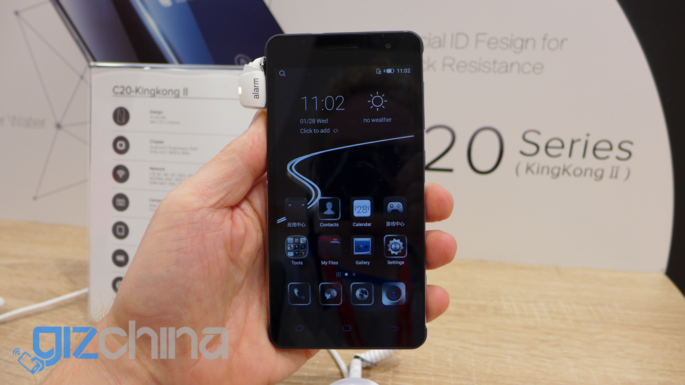 Hisense C20 Kingkong 2 has Corning Gorilla Glass 4 front and rear
