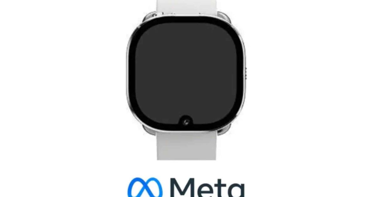 Meta's first smartwatch is coming with a front and rear camera