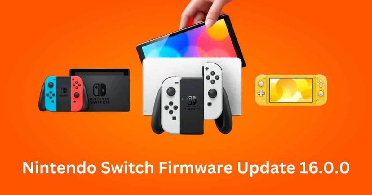 Nintendo Switch Firmware Update 16.0.0: Allows Nickname Modifications