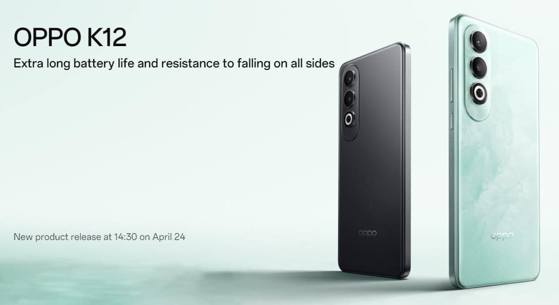 Mark Your Calendars: OPPO K12 Launches on April 24th!