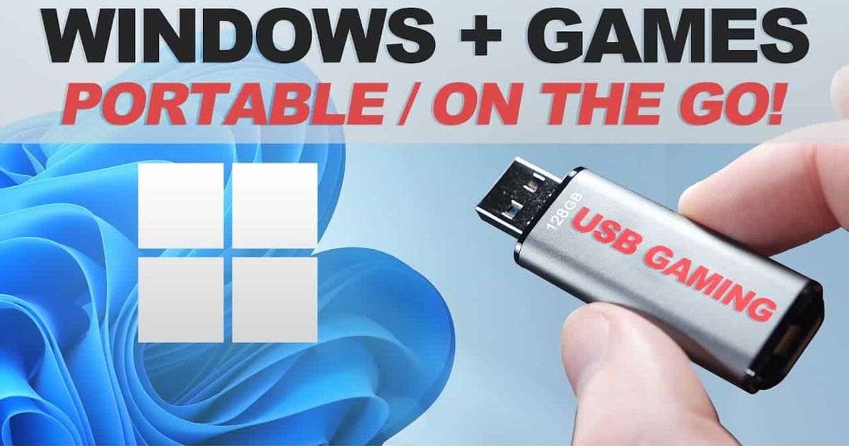 Portable Gaming Made Easy: Use Your USB Drive
