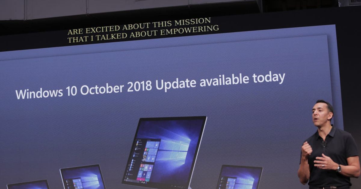 Windows 10 October 2018 Update is Now Available