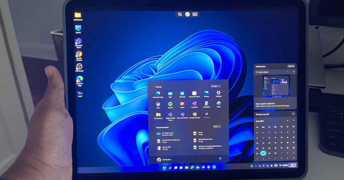 Two Easy Ways to Install Windows 11 on your iPad- Gizchina.com
