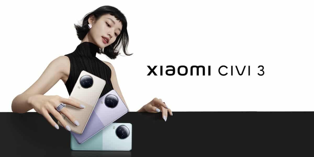 Xiaomi Civi 3 launched with stunning design, dual selfie camera