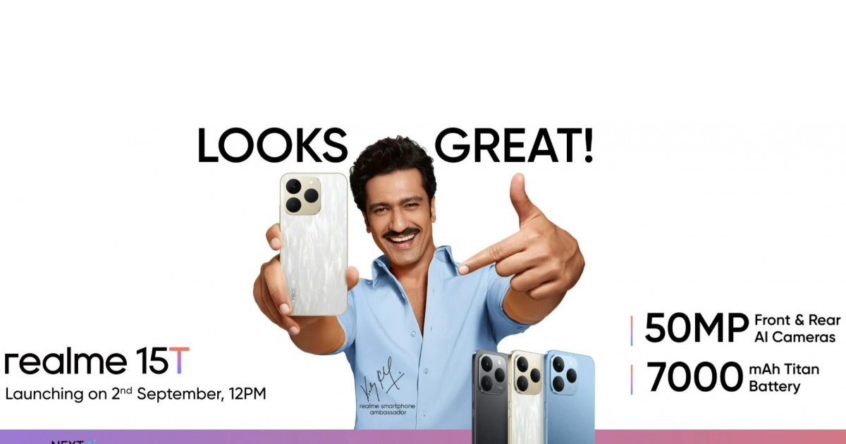 Realme 15T Launches on September 2 With iPhone-Inspired Design