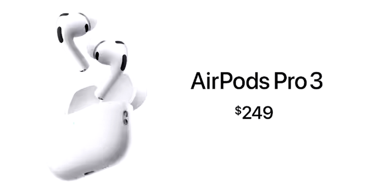 AirPods Pro 3 Launches With Improved ANC, Heart Rate Monitor and Better ...