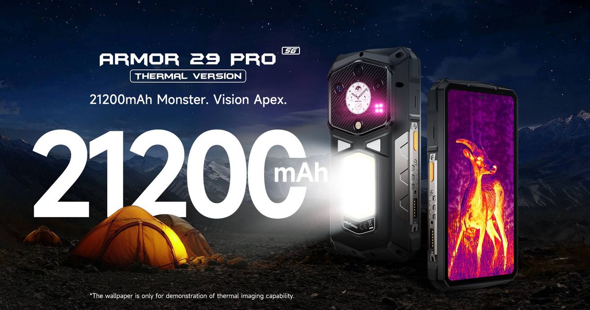 Ulefone Armor 29 Pro Series Official Prices Announced: Thermal Imaging ...