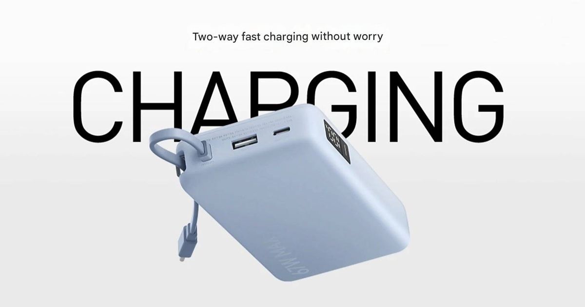 A $25 Power Bank from Xiaomi That Carries Its Own Cable