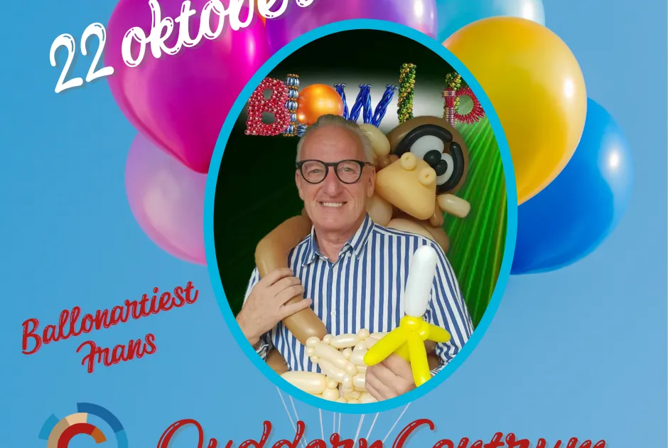 Ballonartiest Frans komt naar Ouddorp Centrum!
