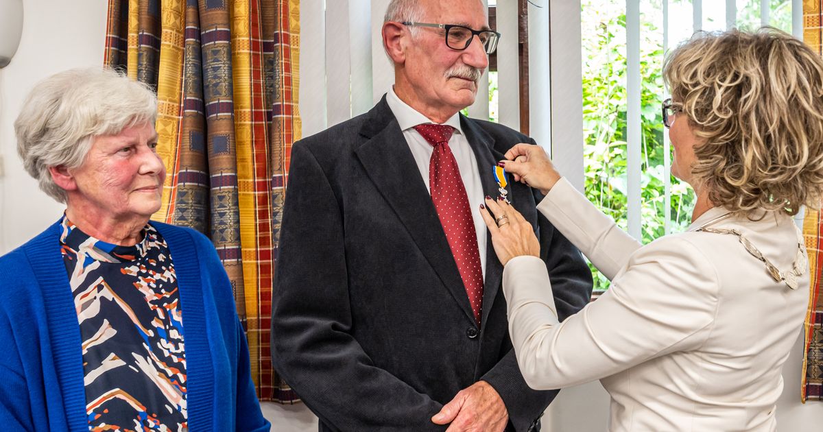 Jaap Jongejan onderscheiden met Koninklijk lintje
