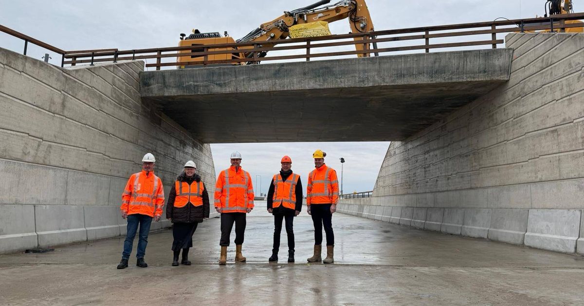 Werkbezoek aan N215 laat voortgang en samenwerking zien