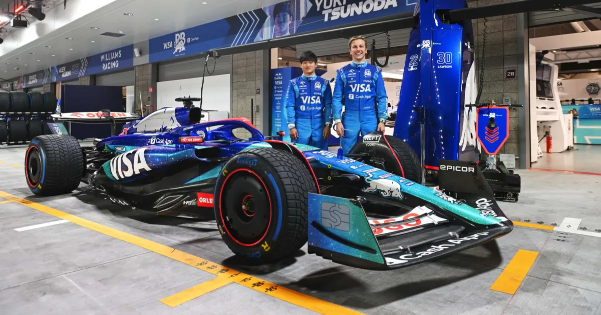 VCARB unveils special glitter livery for Las Vegas Grand Prix