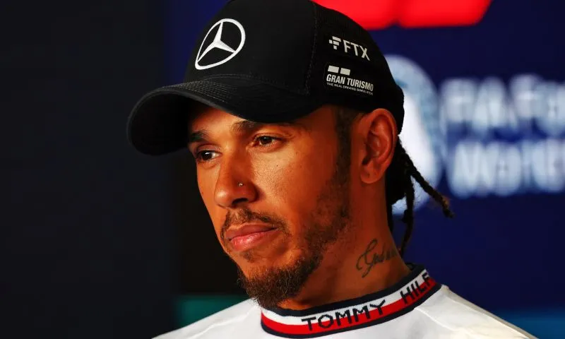 This is why Hamilton would keep his hand on top of his steering wheel