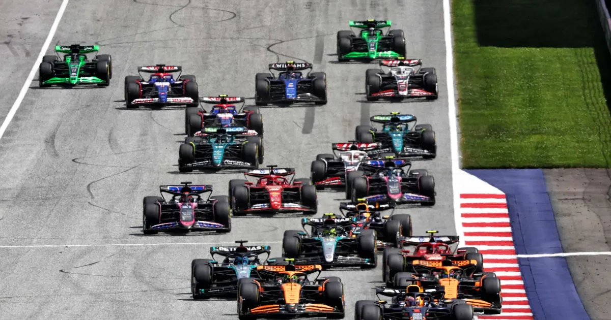 Full sprint race results: Verstappen wins comfortably after battle