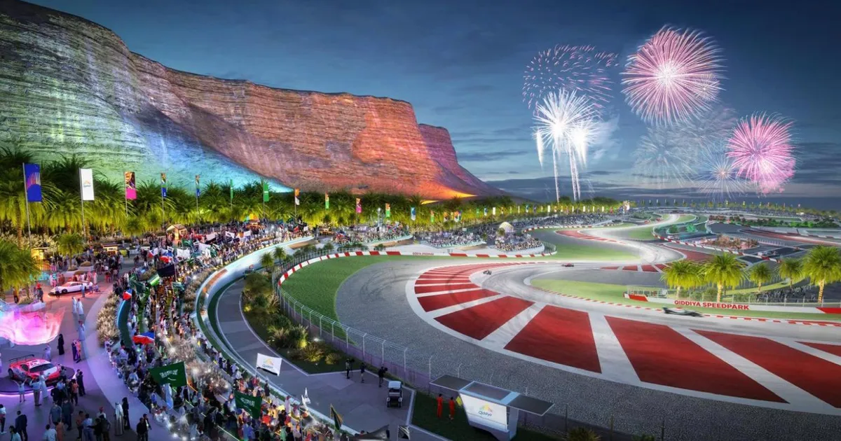 Saudi Arabia present photos of new track: 'Is this Mario Kart?'