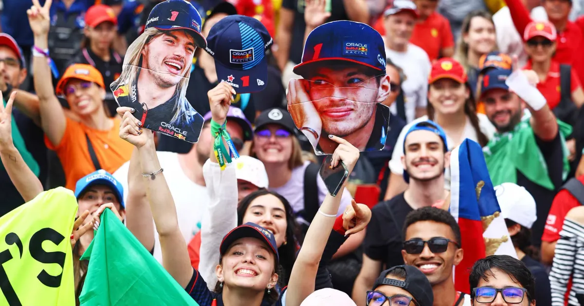 Many Brazilian F1 fans chant 'Tu-tu-du-du Max Verstappen'